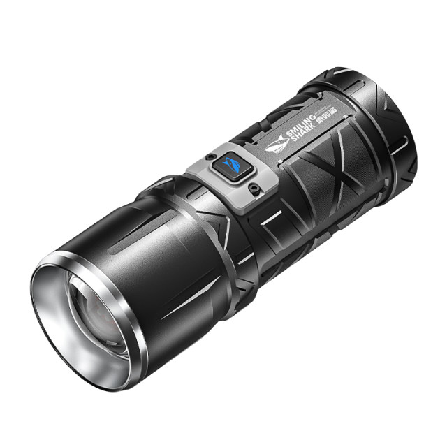 Laser flashlight super strong light small bright long-range outdoor ...