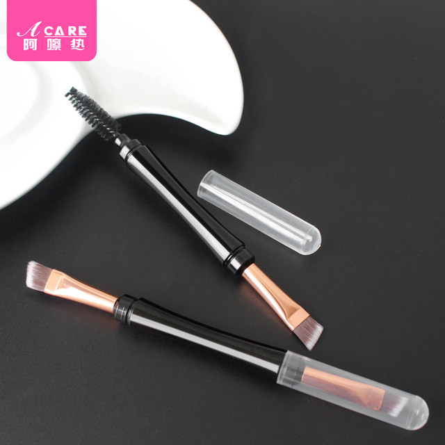 15YJ eyebrow brush double head eyebrow brush eye shadow diagonal ...