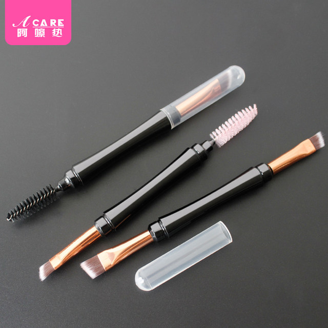 15YJ eyebrow brush double head eyebrow brush eye shadow diagonal ...