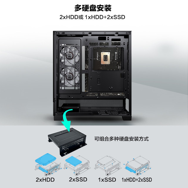 Phanteks chaser XT523V1 sea view room computer box table EATX water ...