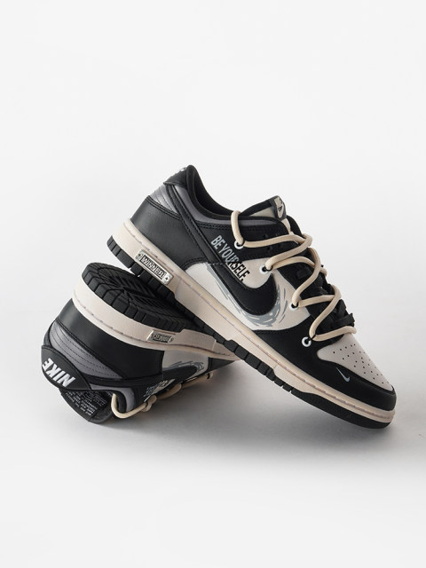 Nike Dunk Low Fast and Furious Black and Gray Panda Deconstructed Low ...
