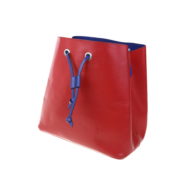 Middle-aged LV/Louis Vuitton 95 New Red Epi Cowhide NONO Women's Dual ...