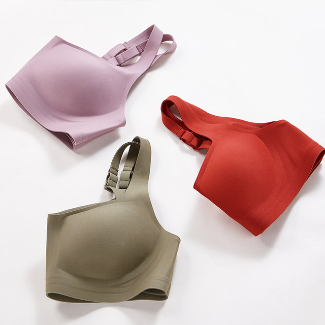 Thin, thin, autumn and winter small breast push-up, no steel rims ...