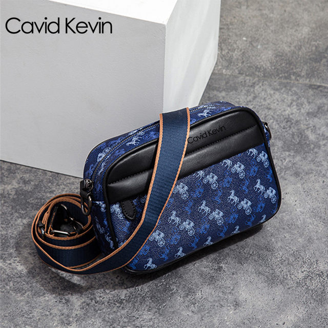 Cavid Kevin European and American new men's bag trendy shoulder bag ...