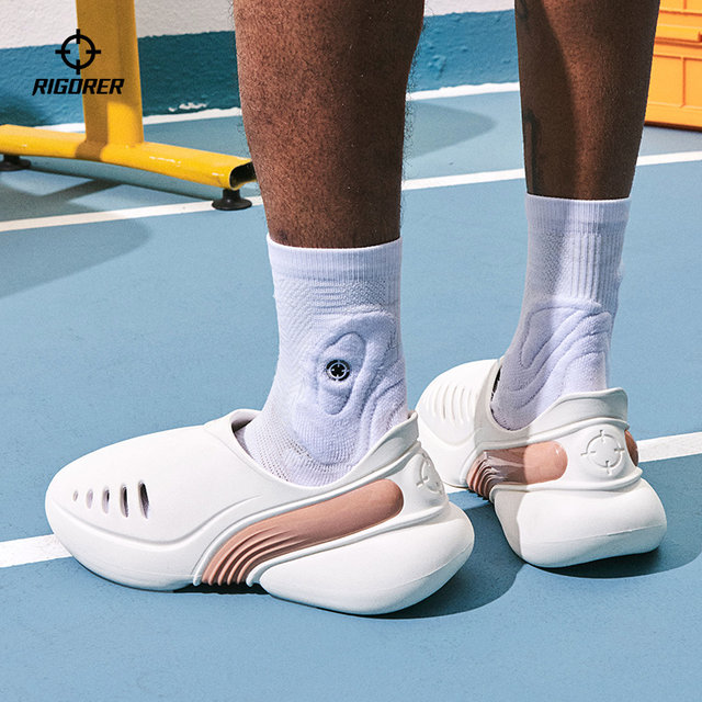 AR丨Reeves hole shoes slippers spring sandals men's shoes couple ...