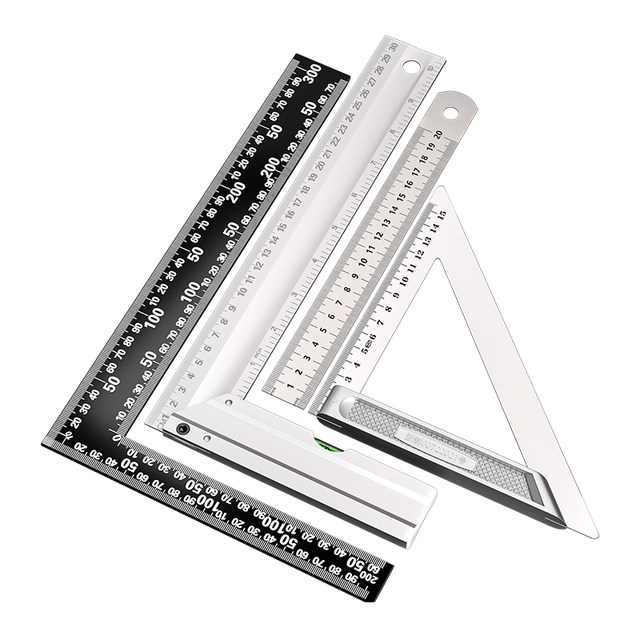Stainless steel ruler scale Steel ruler 1 meter 15/20/30/50cm thick ...