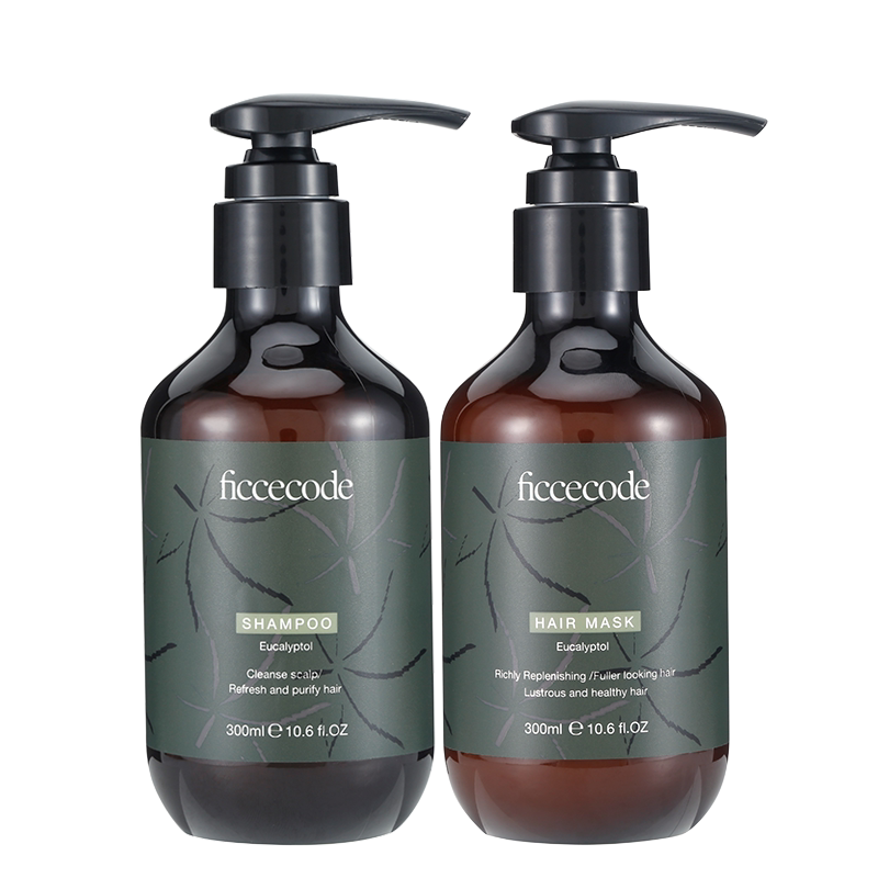 Ficcecode Шампоан с евкалипт - Комплект за грижа за косата против пърхот