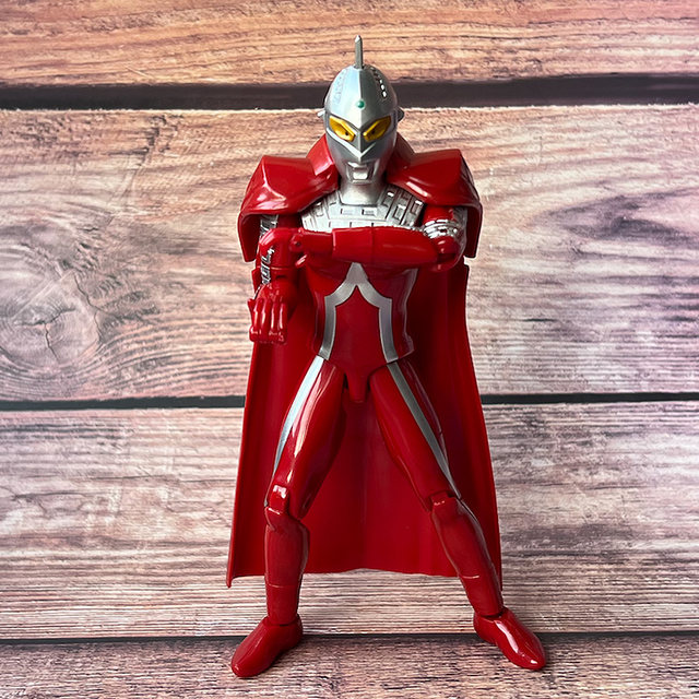 Bandai Genuine Ultraman Seven Cloak Set Super Action Figure Model Ultra ...