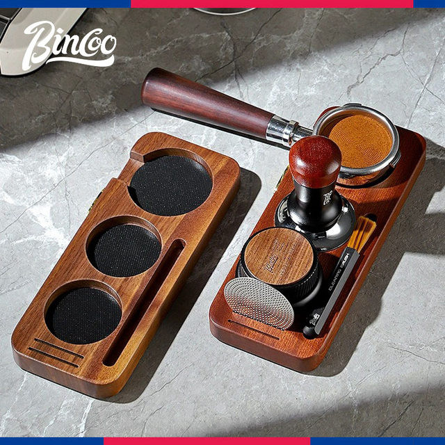 Bincoo Solid Wood Pressing Plate Italian Coffee Powder Press Powder ...