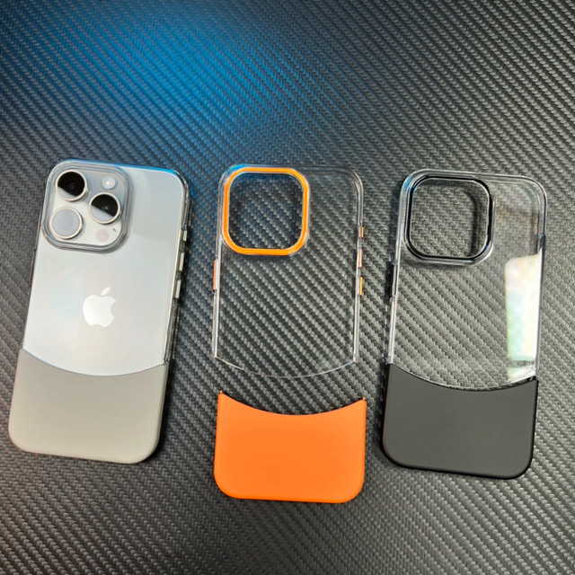 Magnetic contrasting color splicing case suitable for iPhone15pro Apple ...