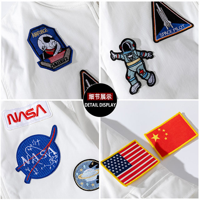 2022 New NASA Joint Spring and Autumn Thin Coat Air Force Pilot Jacket ...