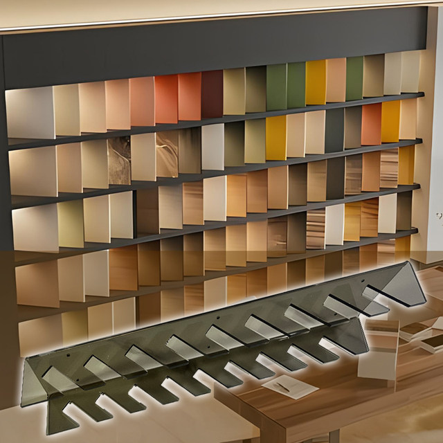 Sample display rack sample block color panel cabinet door panel display ...