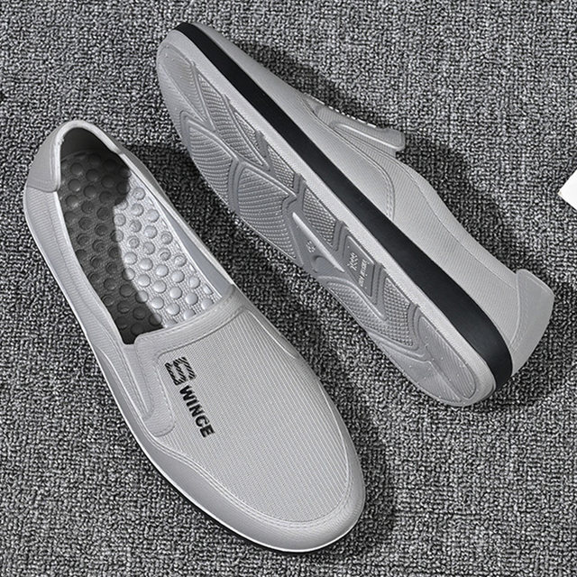 Plastic rain boots, men's work shoes, low-cut short-tube waterproof ...