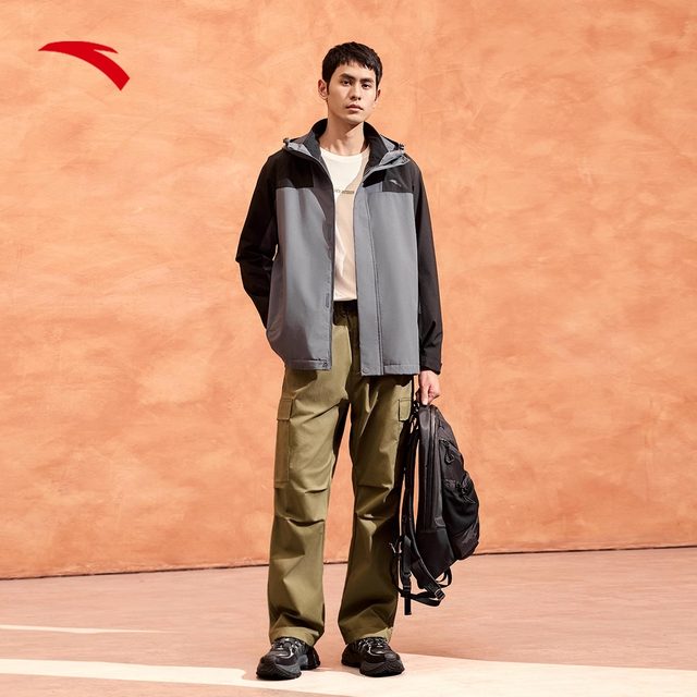 ANTA three-in-one water-repellent jacket men's autumn and winter new ...