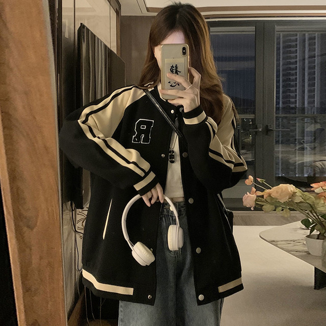 Spring and Autumn American Baseball Jacket Women's 2023 New Korean ...