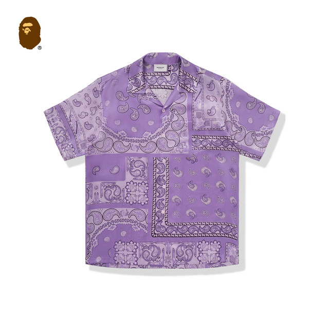 BAPE BLACK Men's Clothing 25 Years Spring and Summer Paisley Cashew ...