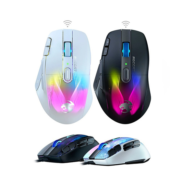 ROCCAT Ice Leopard Magic Leopard KONE XP AIR wireless three-mode gaming ...