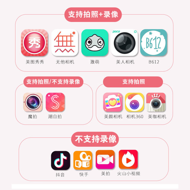 Bluetooth Selfie remote control, wireless photography, suitable for Apple, Android, Xiaomi ...