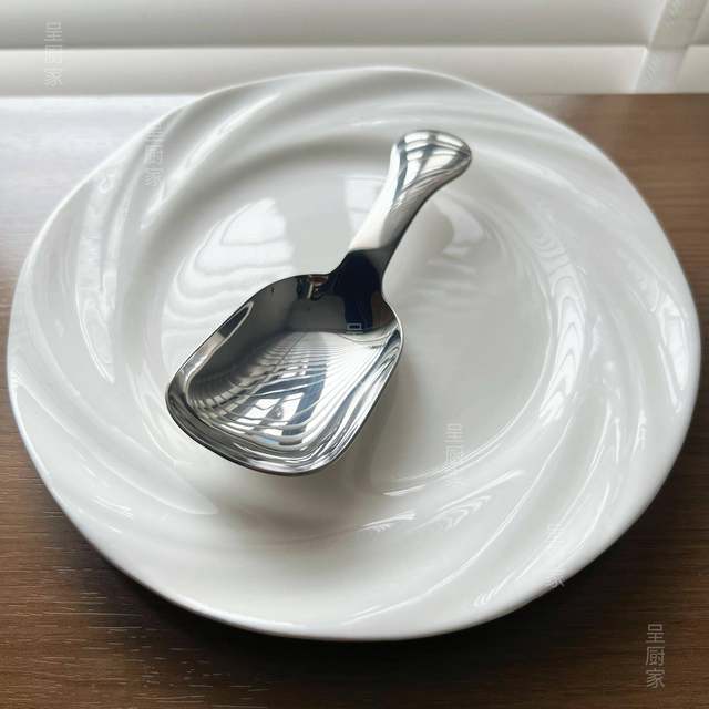 304 stainless steel thickened short handle teaspoon mini small spoon ...