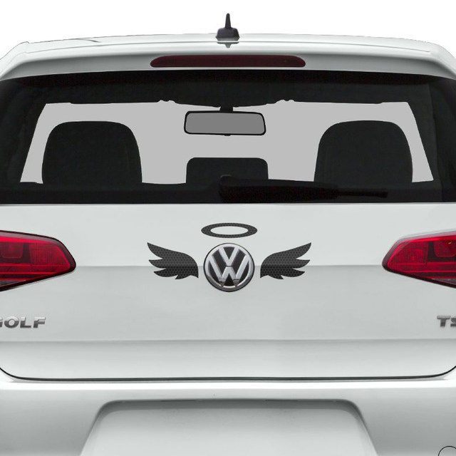 3M car reflective stickers angel devil stickers reflective stickers car body creative ...