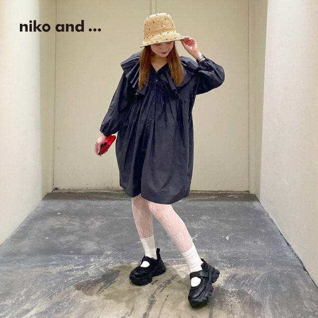 niko and ...dress for women 2025 summer new cute ruffled trouser ...
