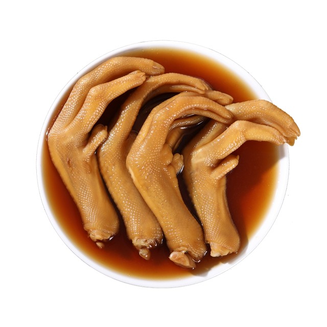 Pingge soaked duck feet, braised snacks, Longyan soaked duck feet ...