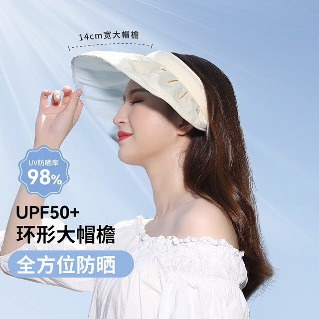 Japanese uvcut shell sun hat summer anti-UV empty top hat to cover the ...