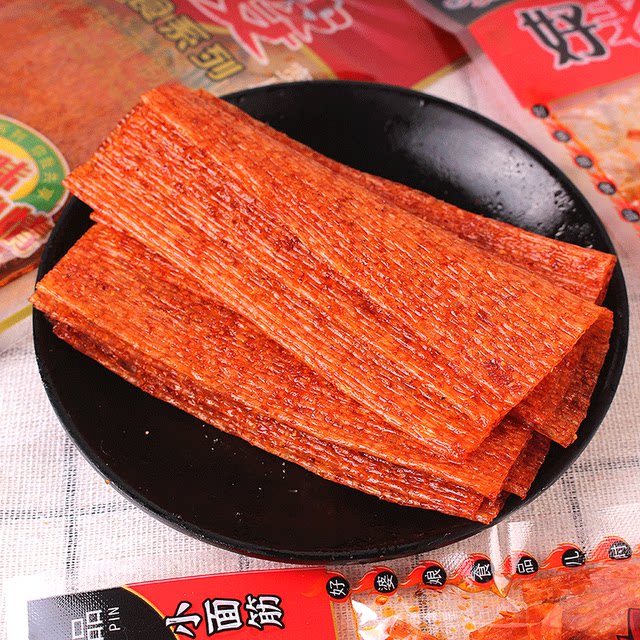 Good wife spicy bars snack spicy gluten, after 80, nostalgic hand tear ...