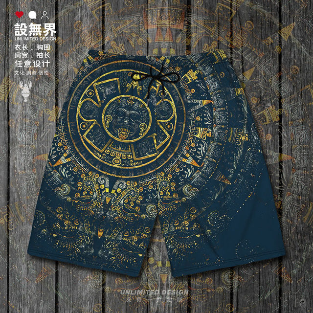 Structure of unbounded Mayan texture Aztec civilization stone statue ...