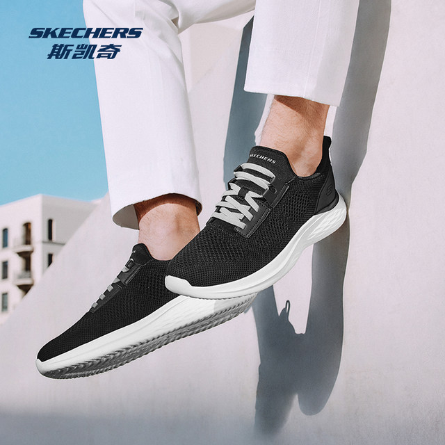Skechers 2025 spring and summer men's sports casual shoes breathable ...