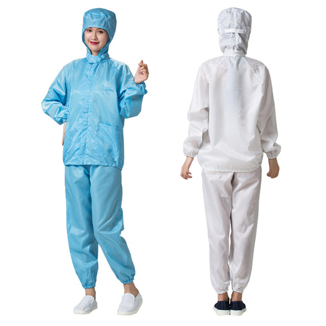 Dustproof clothing hooded split anti-static dust-free overalls short ...