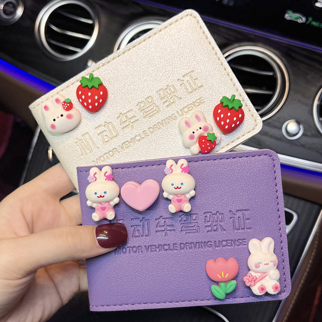 Driver's License Cover 2023 New Cute Internet Celebrity Leather Cover ...