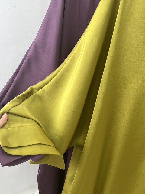 V -neck European and American large size sitrium satin -sensitive ...