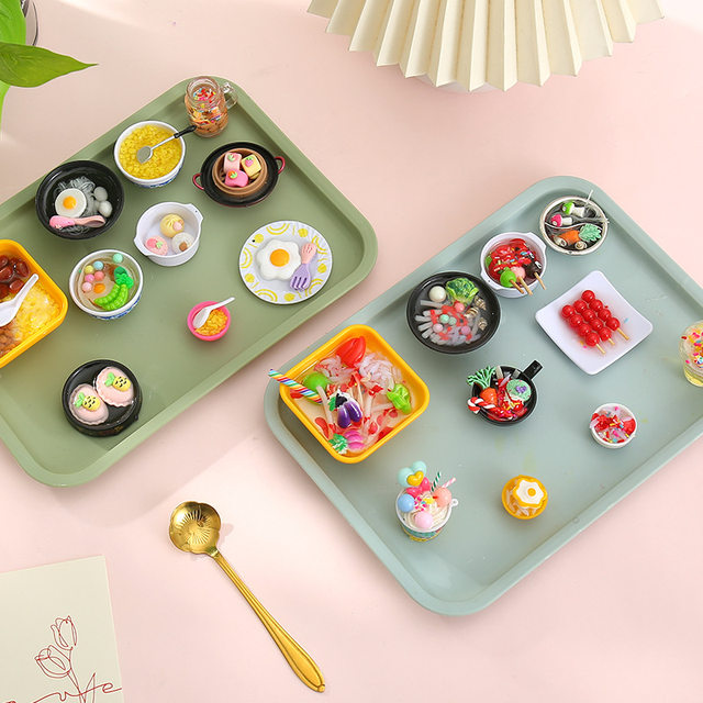 Habi Xiong Simulation Mini Live Food Food and Play Set Sweet Sweet ...