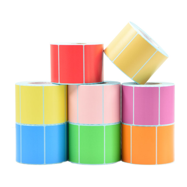 Log net color three-proof thermal label paper 40*30 20 50 60 70 80 90 100x150 self-adhesive ...