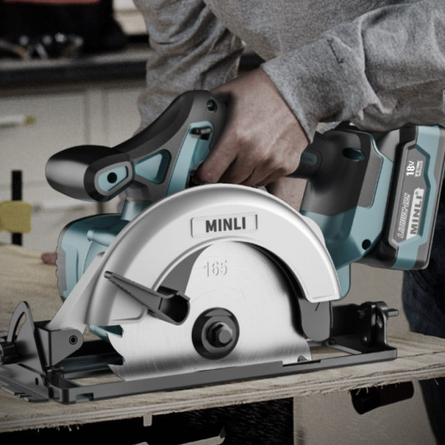 MINLI lithium electric circular saw portable woodworking saw cutting ...