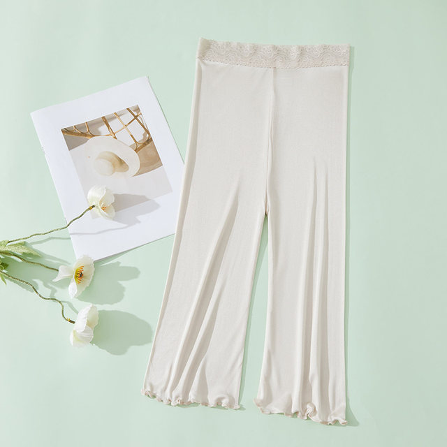 Silk anti-exposure safety pants for women's mulberry silk knitted anti ...