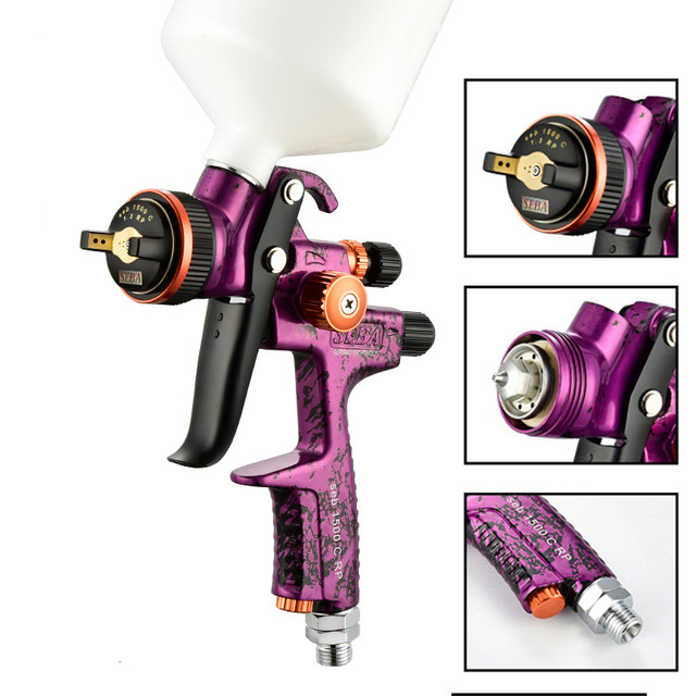 Original authentic SEBA spray gun 4000 car paint guns, Purple Board ...