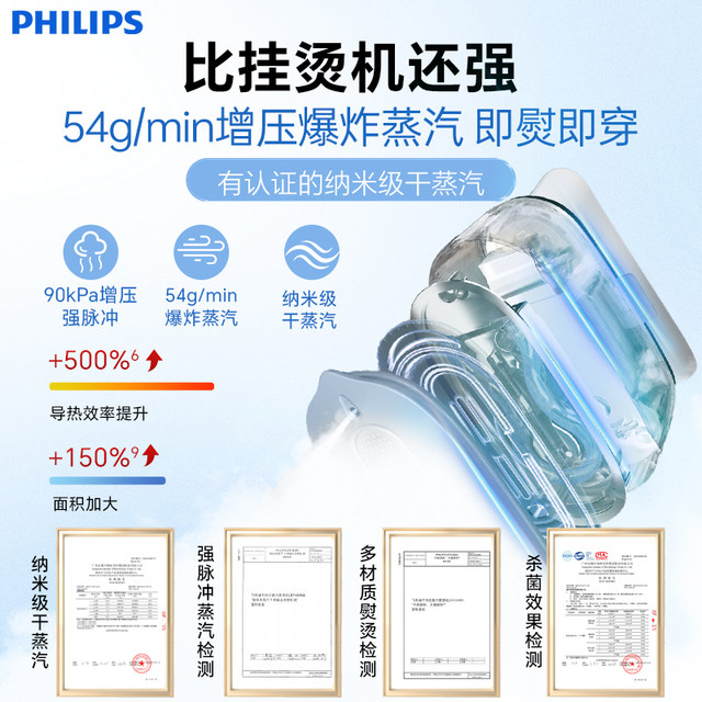 Philips handheld ironing machine for household small steam iron 2025 ...