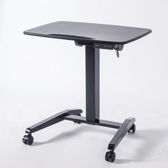 Frankwood Electric Foldable Standing Lift Workbench Mobile Laptop ...