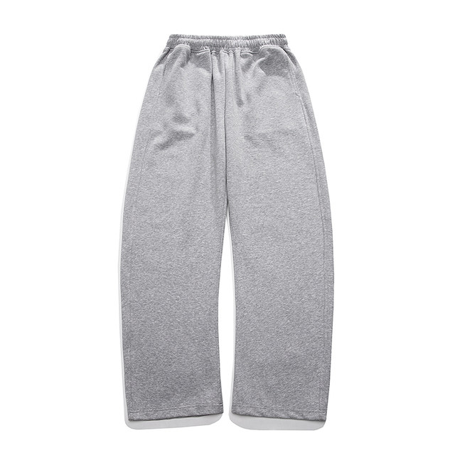 Wukong has heavyweight solid color drape sports pants for men and women ...