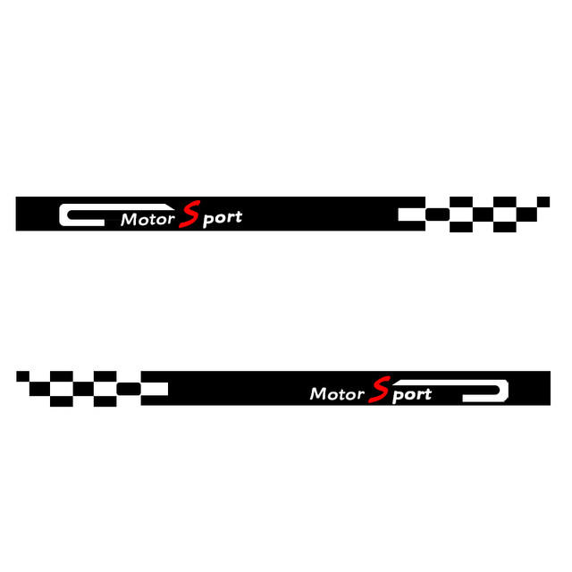 Car side skirt pull-up car stickers, personalized sports modification ...