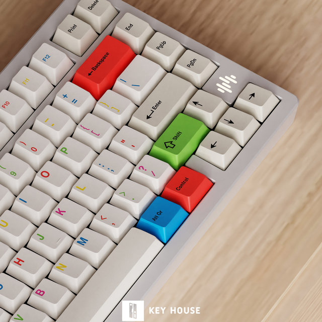keyhouse decorated keyhouse rgb fantasy keycap Rainy75PMO Crush80 ...