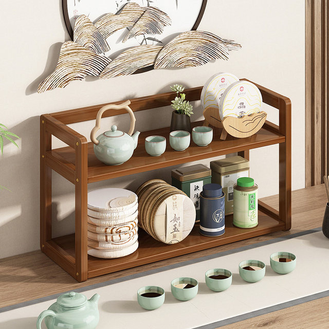 Desktop water cup tea set tea rack office countertop kitchen table ...