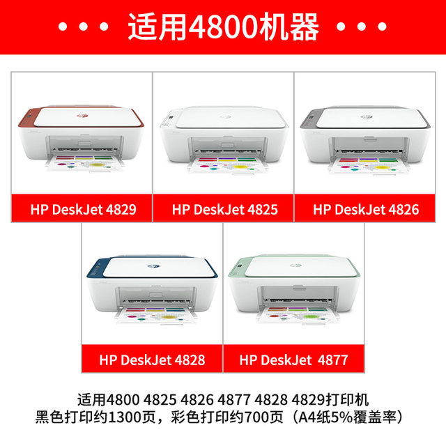 Original HP HP47 ink box black color 4825 4826 4877 4828 4800 printer ...