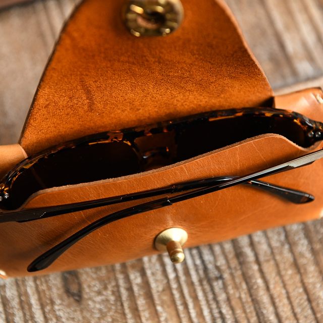 American retro glasses box for men's portable myopia glasses sunglasses ...