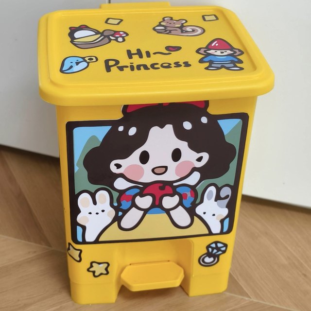 100 express couple princess trash can stickers for new home DIY high ...