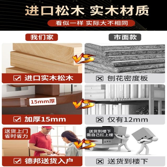 Solid wood bookshelf storage rack ultra-thin wall small narrow cabinet ...