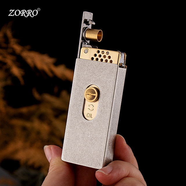 New Zorro Matchbox Kerosene Lighter One-click Ejection Automatic ...