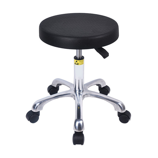 Anti-static stool PU foam bar chair bar stool factory workshop laboratory assembly line rotating ...